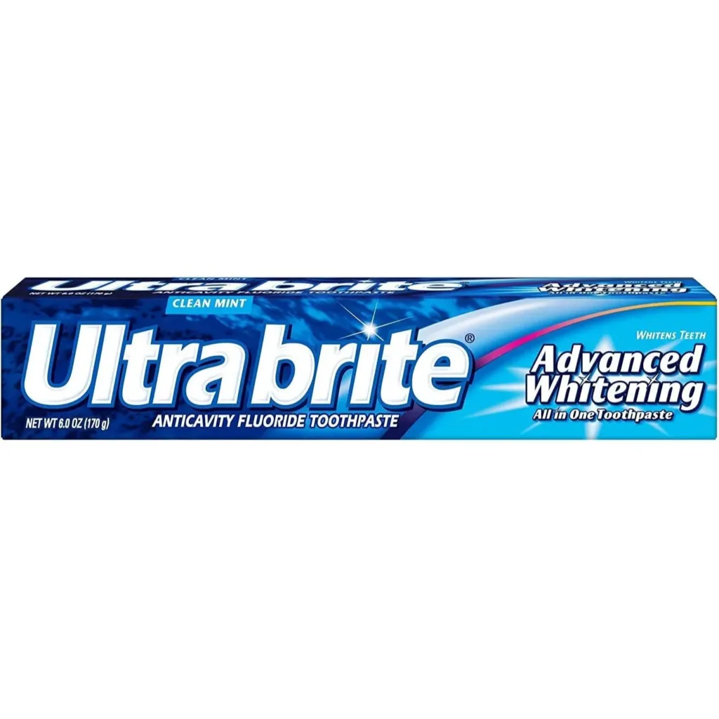 4 Pack | Colgate Ultra Brite Advanced Whitening Toothpaste, Clean Mint ...